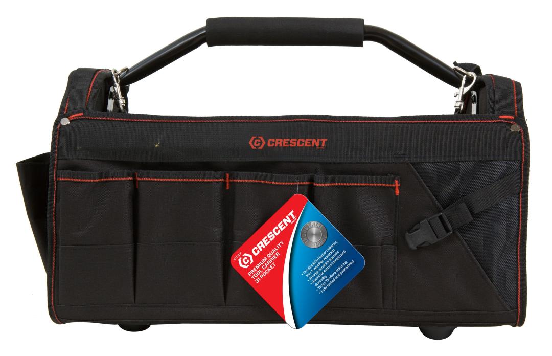 17" Tradesman Closed Top Tool Bag - Crescent Tools