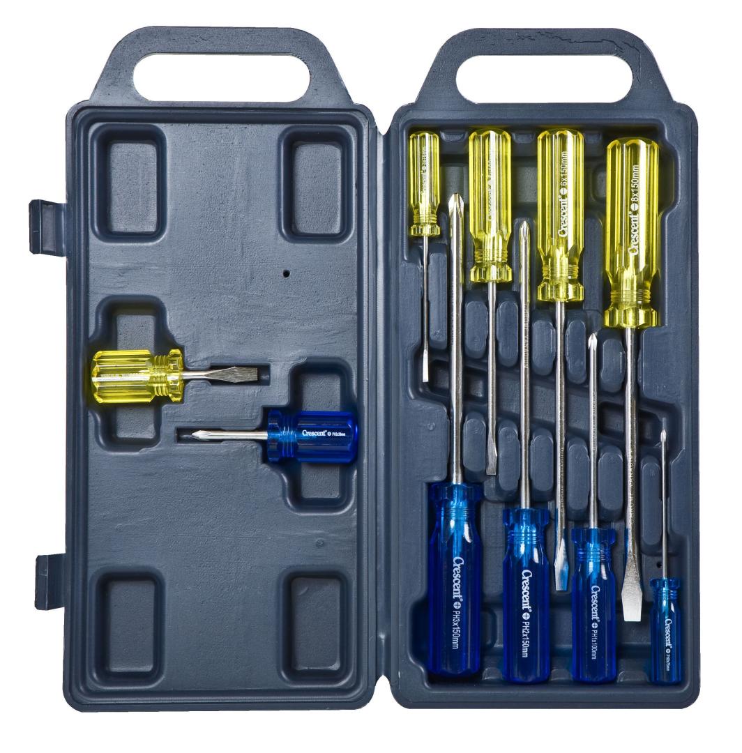 10 Pc. Screwdriver Set - Crescent Tools
