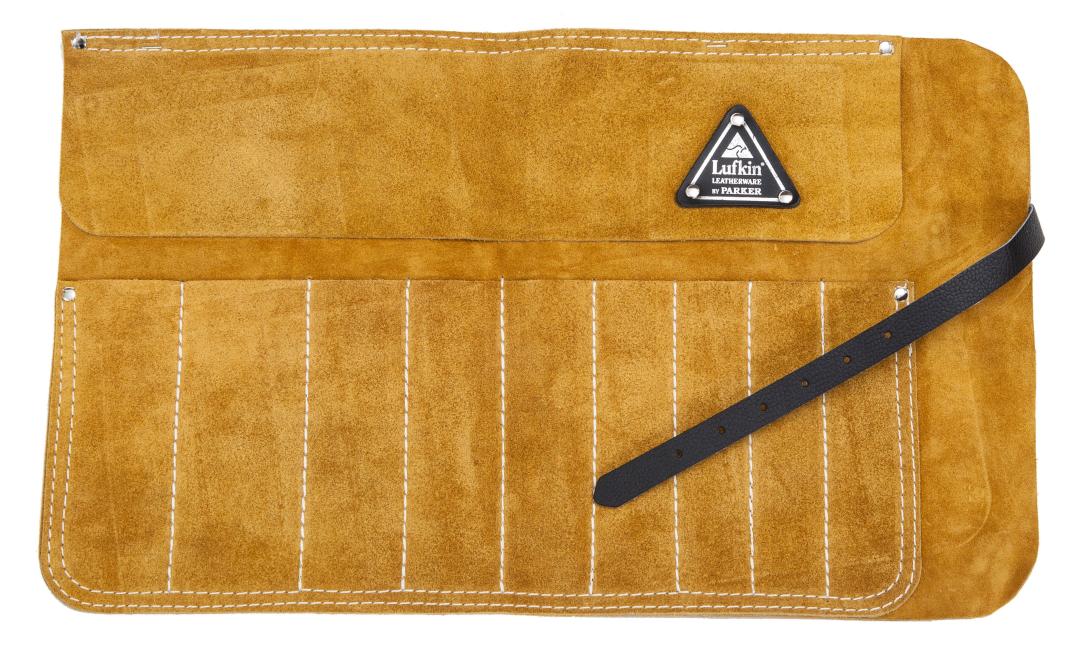 Professional 9 Pocket Gold Suede Chisel Roll - Crescent Tools